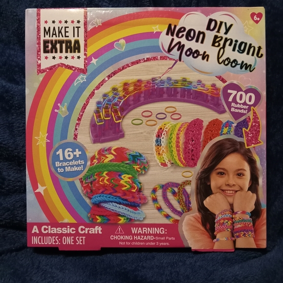 Make It Extra | Accessories | Diy Neon Bright Moon Loom Bracelet Maker ...